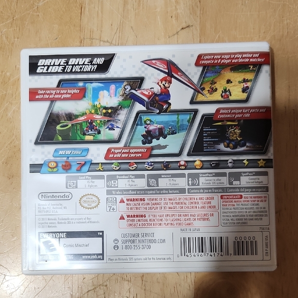 Nintendo | Video Games & Consoles | Nintendo Mario Kart 7 Red White 3ds ...